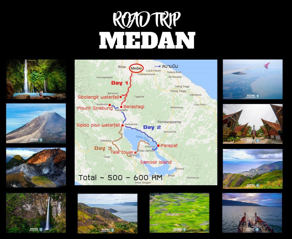 Road trip in Medan "Ride the car to Medan"